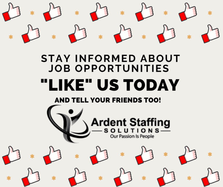 Are you ready for a new job? “Like” us now so you can stay in the loop ...