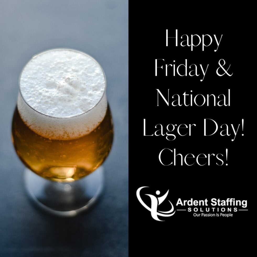 Yay to it being Friday and yay to it being National Lager day too! Have ...